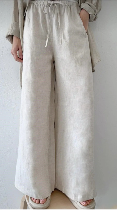LITTLE LIES - Tara Pant - Natural | Label A Clothing Boutique
