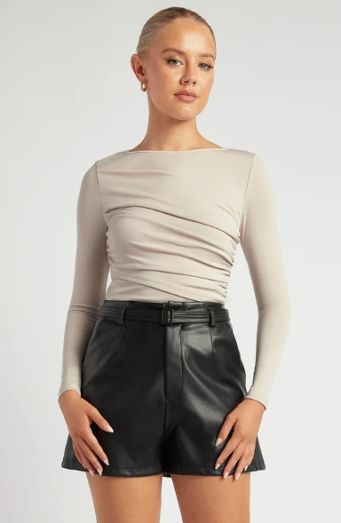 WINNIE & CO - Riley Ruffle - Pearl | Label A