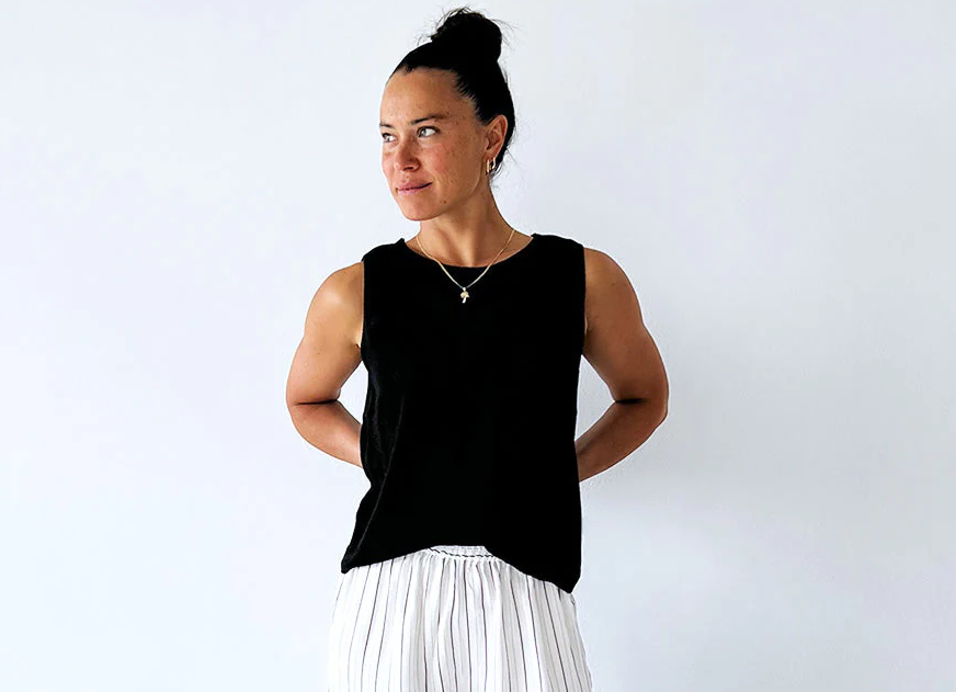 LITTLE LIES - Spring Tank - Black | Label A