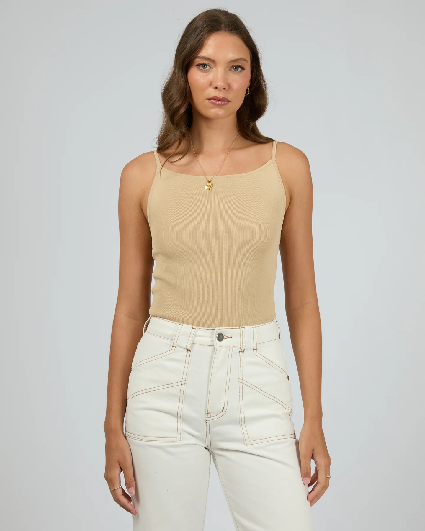 ALL ABOUT EVE - Peggy Top - Oat | Label A